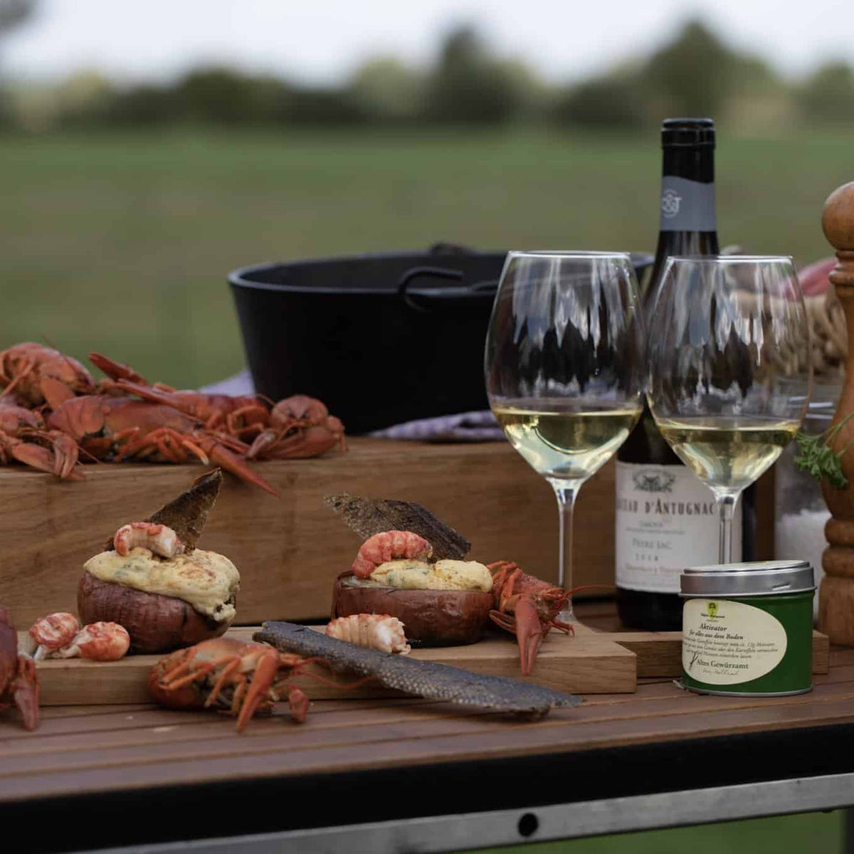 River fish soufflé | Original Kamado recipe | MONOLITH