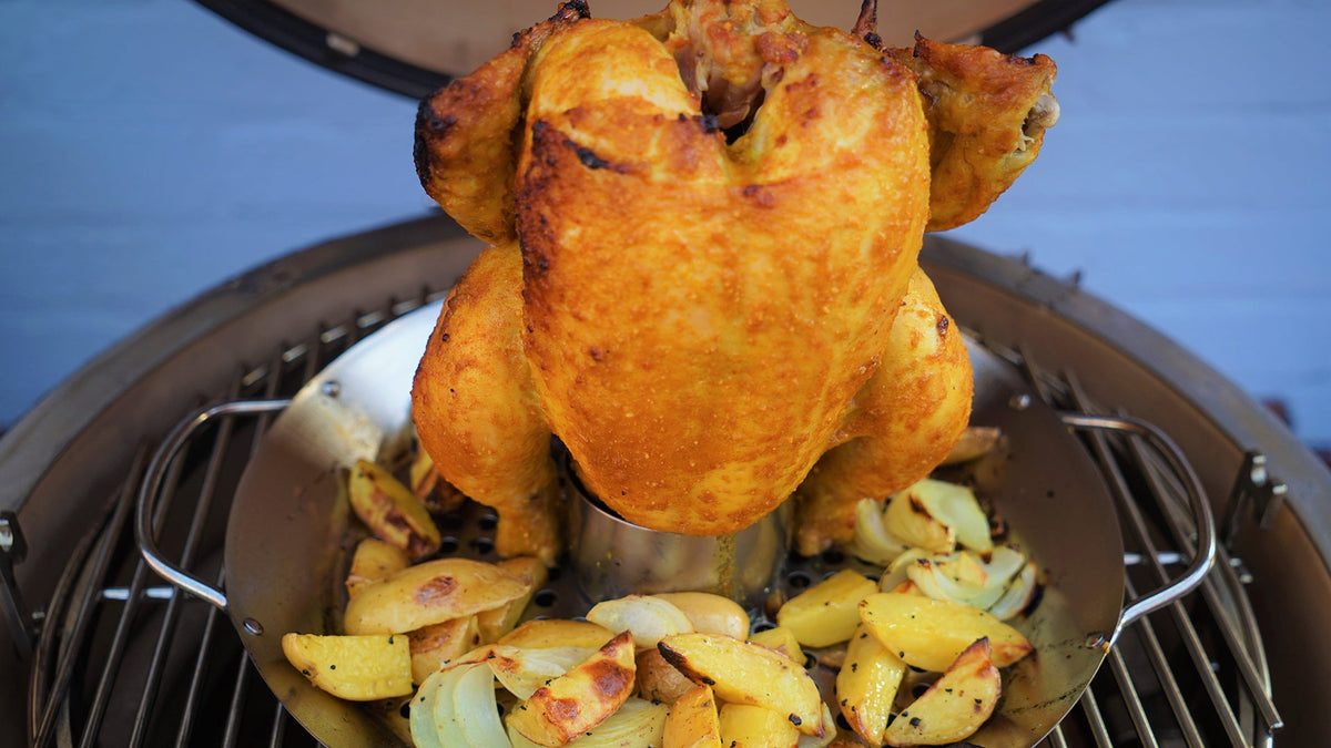 Monolith Chicken Roaster Chicken | Original Kamado recipe | MONOLITH