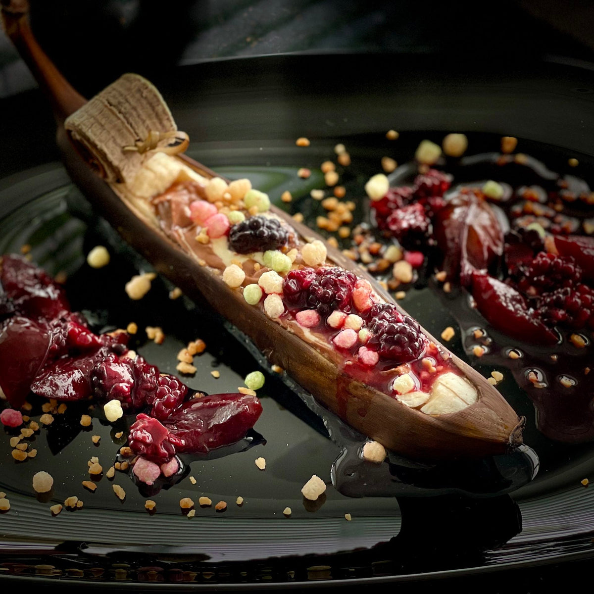 Drunken Chocolate Banana | Receta Kamado Original | MONOLITH