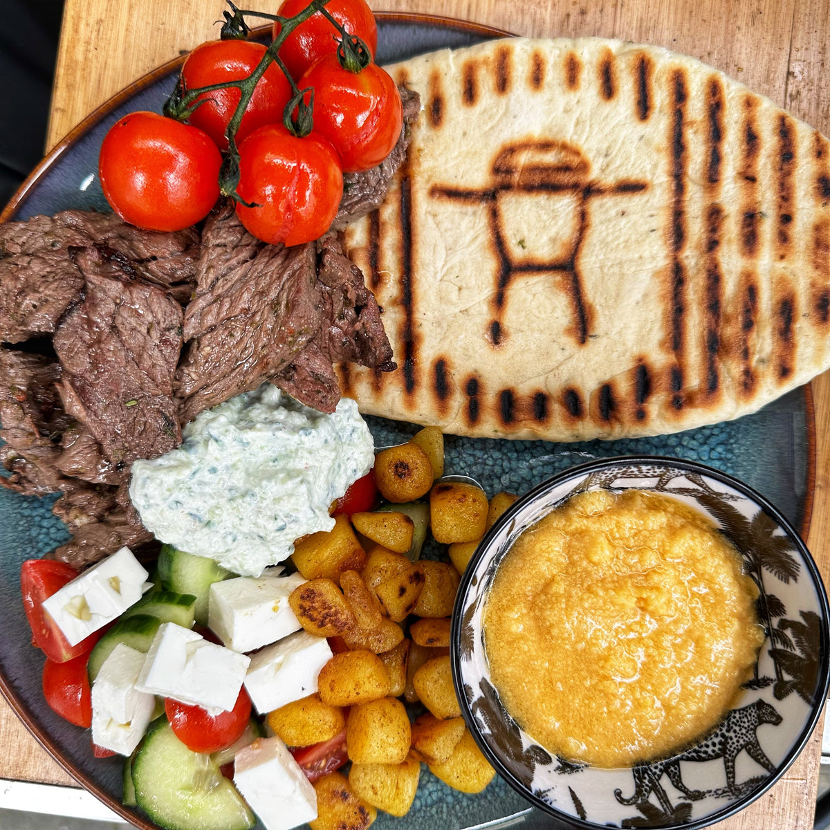 Steak gyros | Original Kamado recipe | MONOLITH