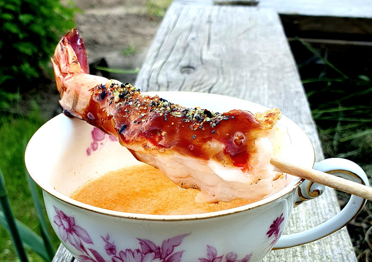 Crustacean cream soup | Original Kamado recipe | MONOLITH